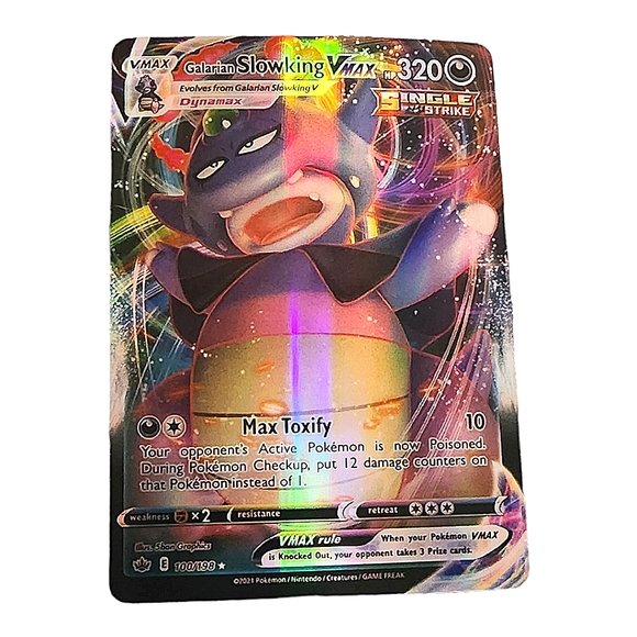 Takara Tomy | Other | Galarian Slowking Vmax 32hp Holographic Pokemon Card | Poshmark